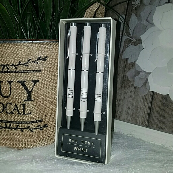 Rae Dunn | Office | Rae Dunn Pen Set 3 Ballpoint Pens | Poshmark